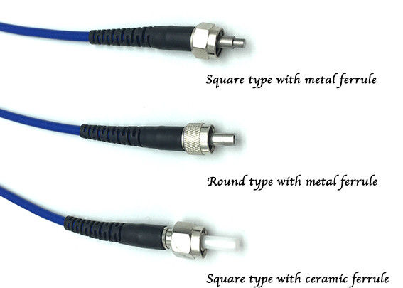 Anti Pull Multimode Fiber Optic Connectors SMA 906 Connector With Metal ...
