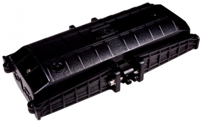 Horizontal Type Fiber Optic Splice Closure 6 Cable Ports 3 Inputs 3 Outputs
