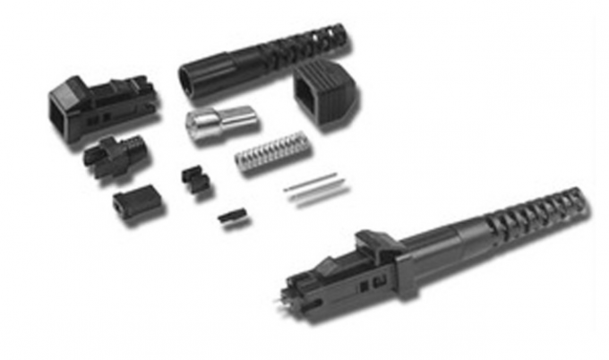 MTRJ Fiber Optic Connectors , Multimode MT RJ Connectors 55dB Return Loss