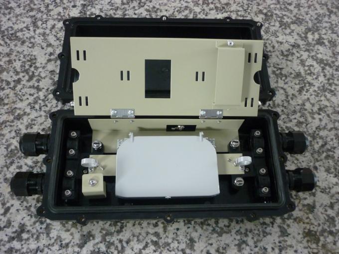Outdoor 1x16 Optical Splitter Splice Box 4 Cable Ports Water Proofing ...