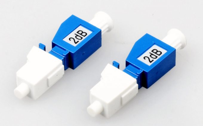 7DB Fiber Optic Attenuator , LC Male To Female Fixed Optical Attenuator
