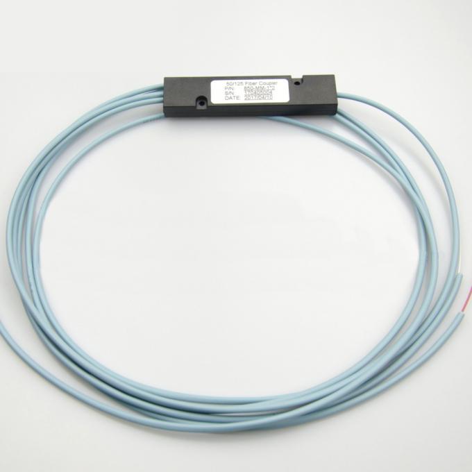 1x2 Multimode OM3 Fiber Optic Cable Splitter , customized ABS Box PLC ...