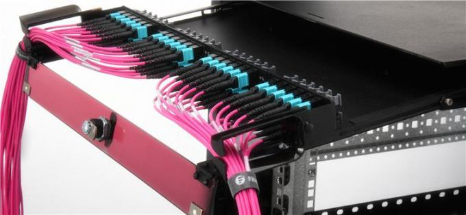 OM1 62.5 OM2 50/125 MPO To 12 ST Fiber Optic Breakout Cable Multimode ...