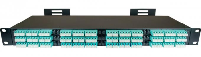 MPO MTP Fiber Optic Patch Panel , 144 Fiber 12 Core Optical Fiber Patch ...