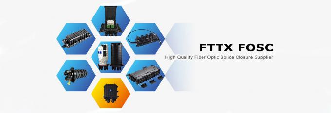 4 Port Mini FOSC Dome Fiber Optic Splice Closure 24 Cores IP68 Waterproof
