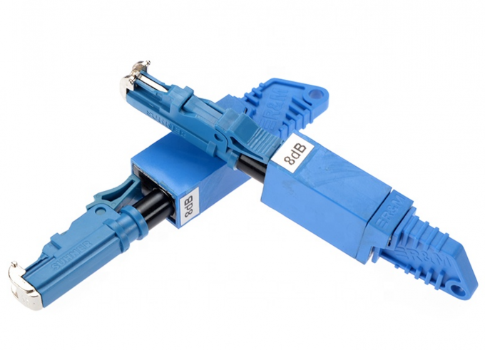 Female To Female Fiber Optic Attenuator E2K APC UPC / E 2000 3dB 5dB 8dB