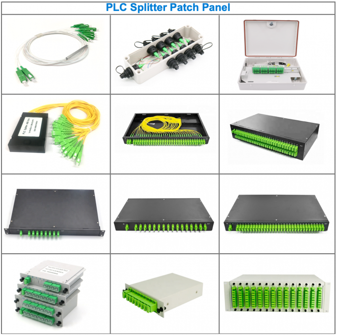 4U Fiber Optical PLC Splitter Patch Panel Distribution Frame 14 16 Slot ...