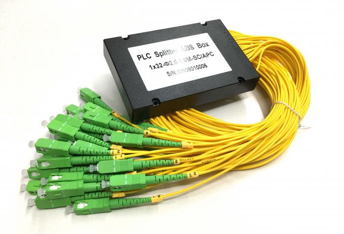 SM G652D ABS Module Passive 1x32 Fiber Optic PLC Splitter