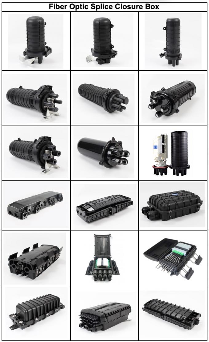 2 Ports 4fo 6fo 8fo 12fo 24fo Pole Mount Optic Fiber Splicing EnClosure ...
