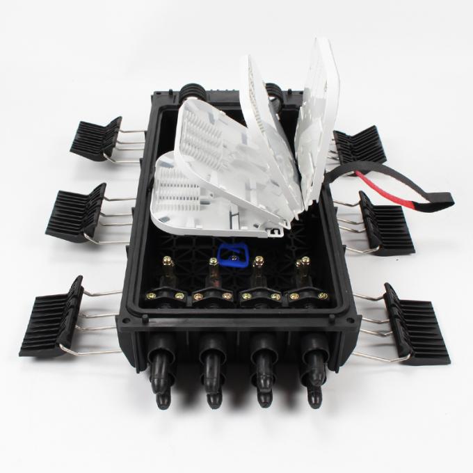 2 Ports 4fo 6fo 8fo 12fo 24fo Pole Mount Optic Fiber Splicing EnClosure ...