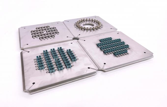 SS316 Optical Polishing Fixture Jig 48 Positions Patch Cord LC PC