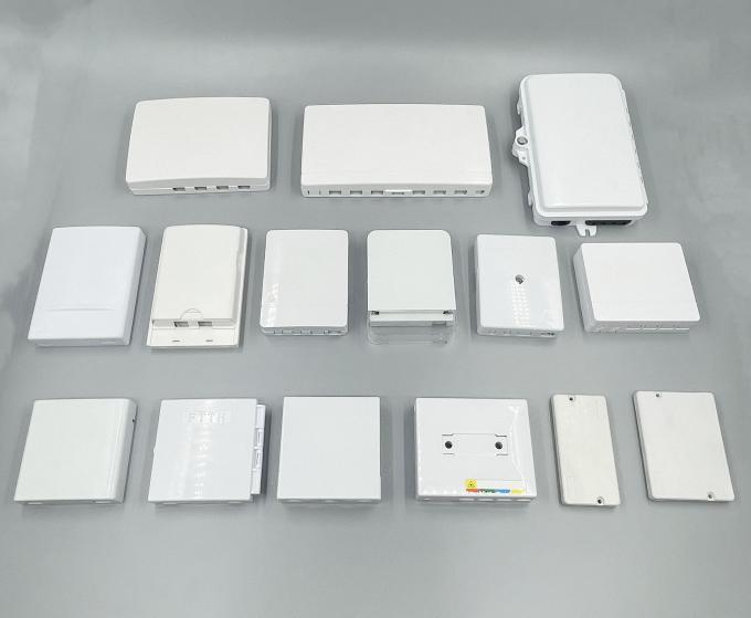 Wallmount 2 Cores SC Duplex Fiber Optic Outlet FTTH Optical Terminal ...