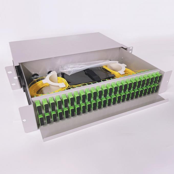 4U 96 Ports Rack Mount Fiber Optic Termination Box