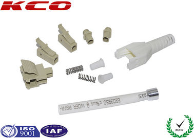 Duplex FDDI Fiber Optic Connector Assembly Multimode Zirconia Ferrules