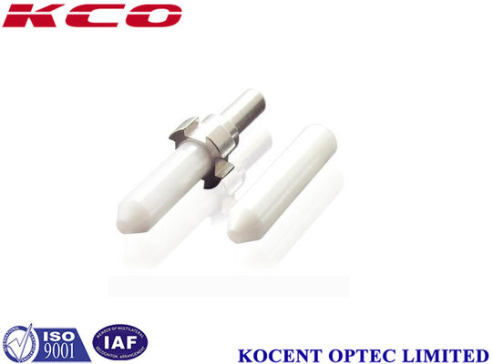 APC 250um 8 Degree Fiber Optic Ferrule Ceramic Zirconia 1.0 Concentricity
