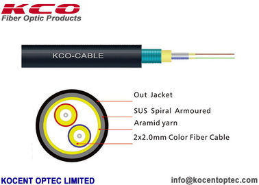 Military Army Field Tight Buffered Fiber Optic Cable Non Metallic Sm Mm ...