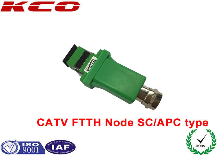 SC / APC to RF Analog signal 1550nm Fiber Optic Adapter CATV FTTH ...