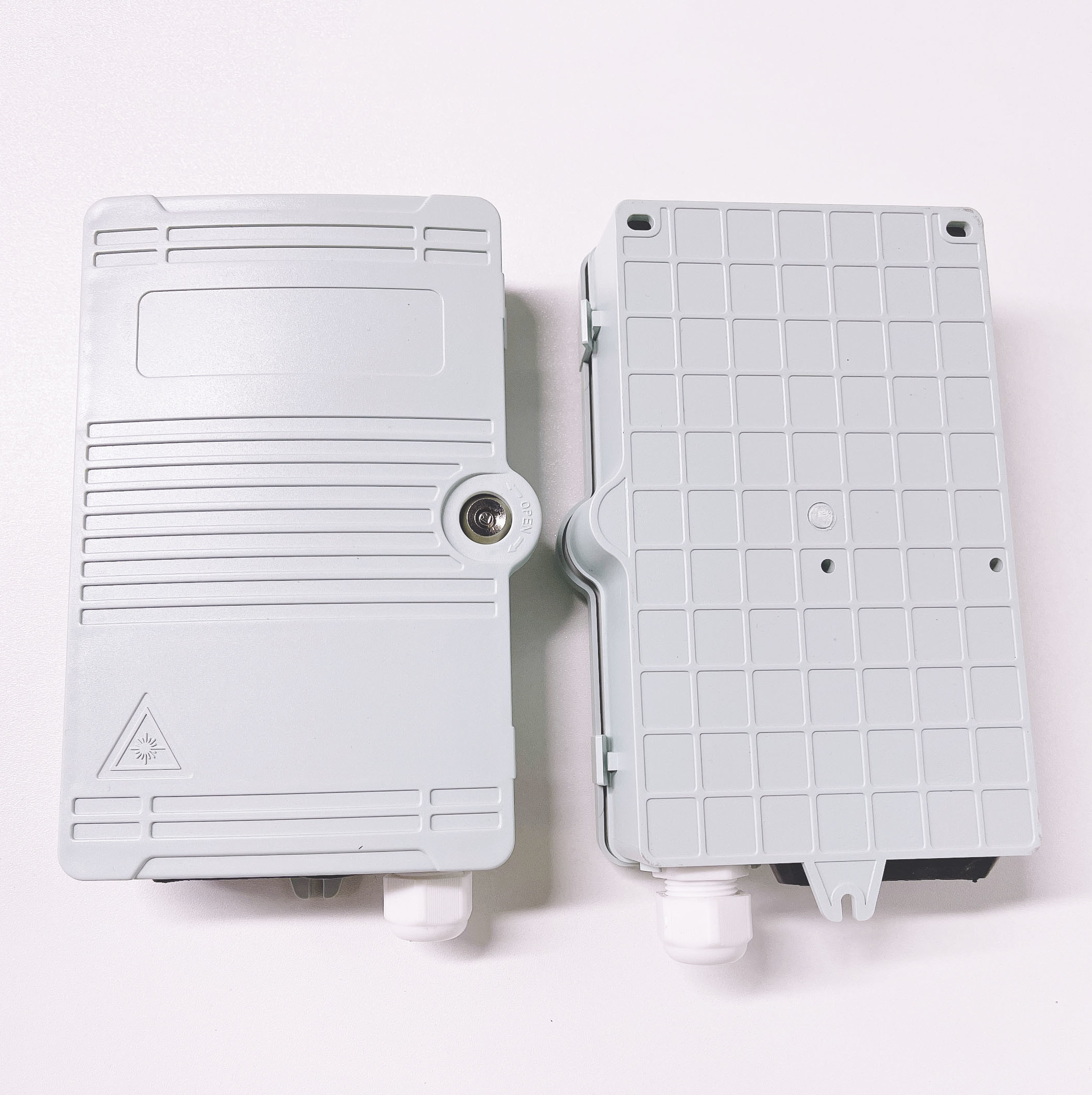 FTTH Waterproof Fiber Optic Terminal Box 4 Ports SC APC Optical ...