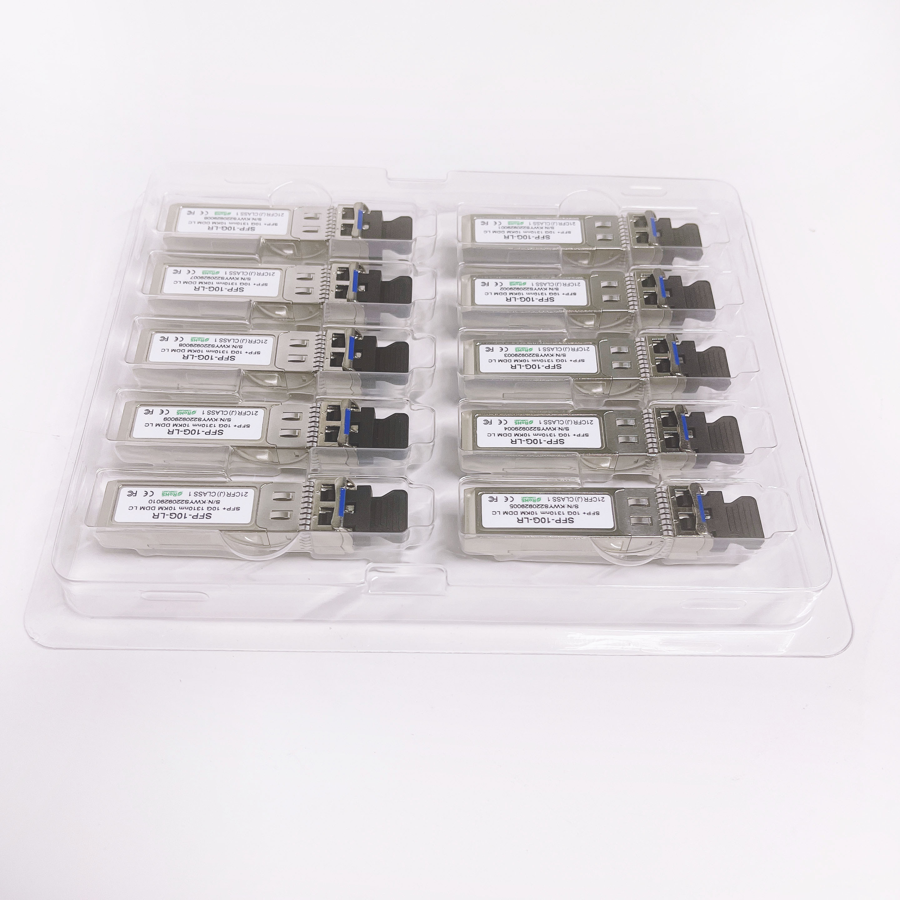 SM LC Duplex 10G 10km 1310nm SFP-10G-LR Fiber Optic Transceiver For ...