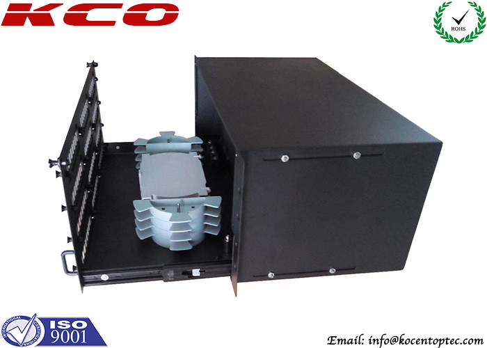 Fibre Termination Box ODF Unit Fiber Optic Patch Panel Rack Mount 96 ...