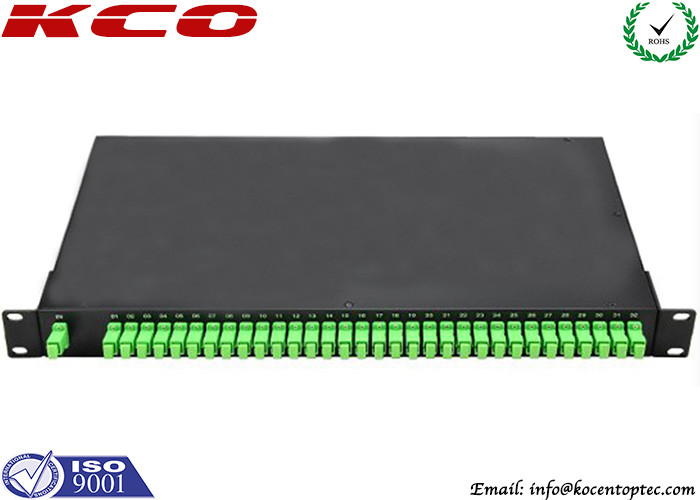1:32 Rack Mount PLC Splitter - G657A1 Single Mode Fiber Optic