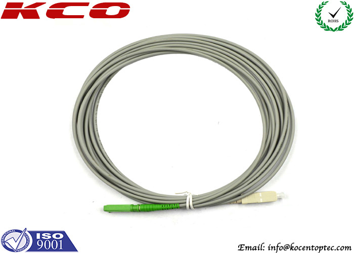 Rodent-resistant E2000 to SC simplex armored fiber optic patch cables ...