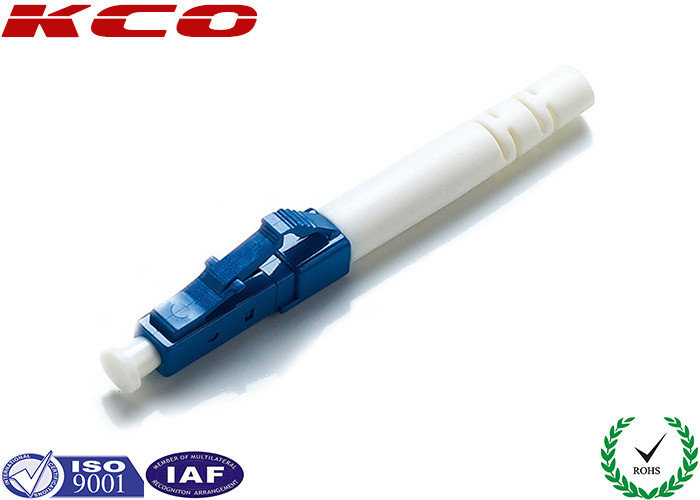 LC/UPC Fiber Connector Single Mode Simplex For 0.9 3.0 mm Fiber Patch ...