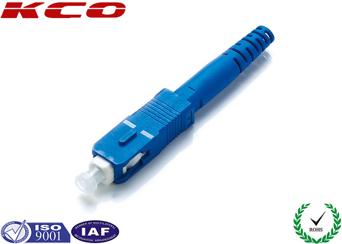 FTTH SC Optical Fibre Connectors / Small Form Factor Fiber SC Connector