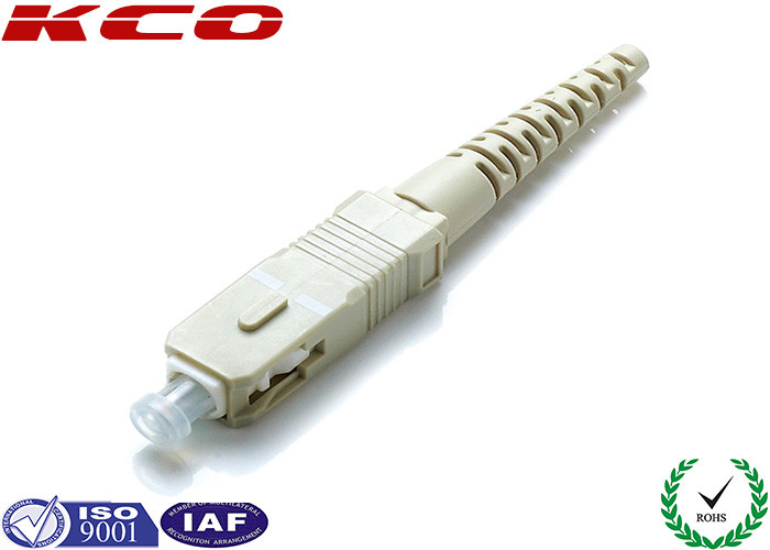 Mutil Mode Simplex SC/PC Fiber Connector Push Pull 0.9mm - 3.0mm Diameter