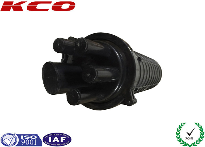 Dome Fiber Optic Splice Closure 1 In - 4 Out Cable Ports , Fo Splice Box