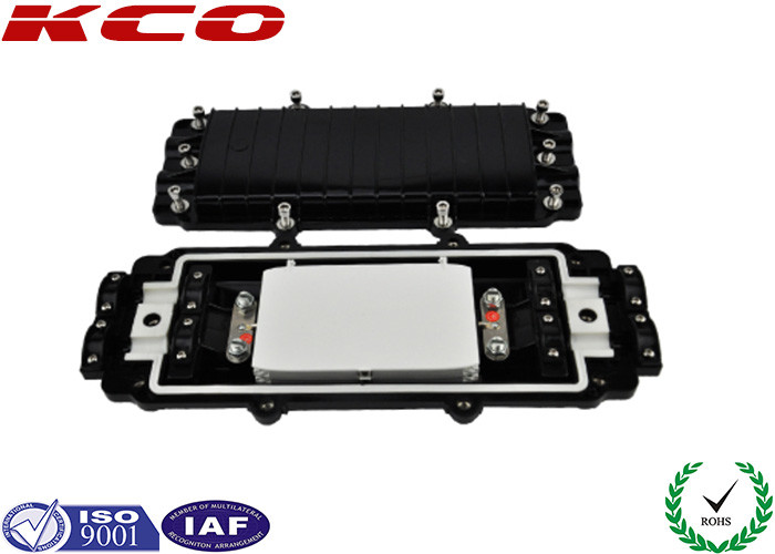 2in 2out 12fo 24fo Inline Type FOSC / Horizontal Splice Box Fiber Optic ...