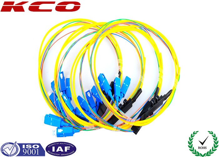 SC Single Mode 4-Core Fiber Optic Patch Cable with Fan Out Kits