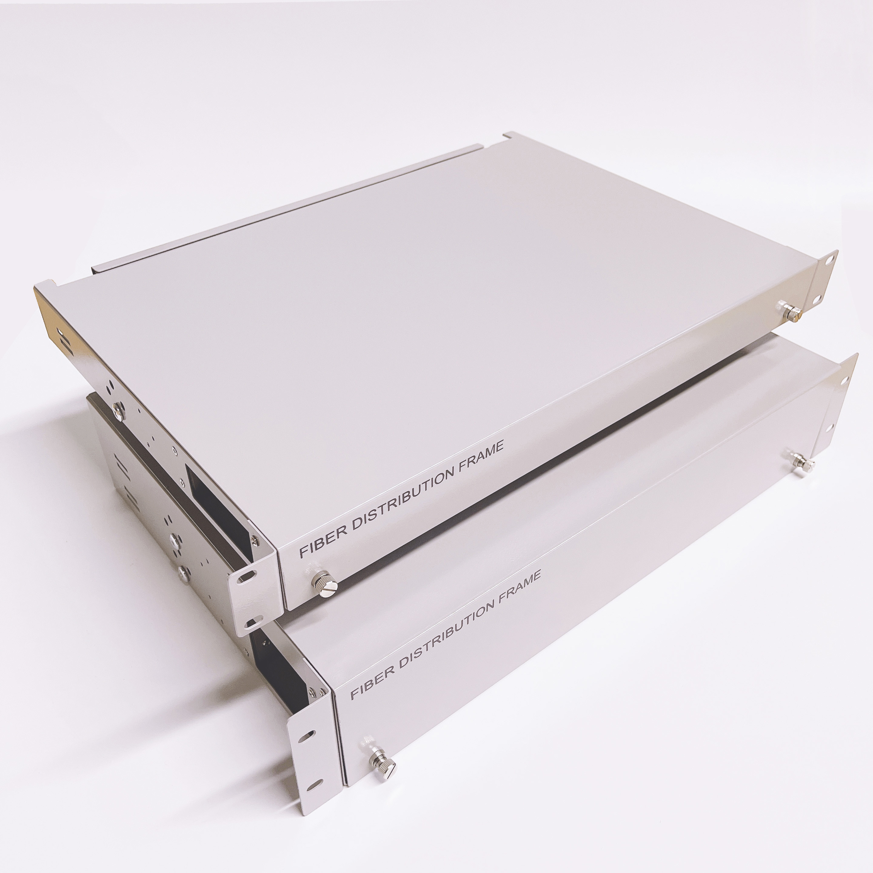 FTTH Fiber Patch Panel Box 19inch 2U 48 Ports SC Simplex LC Duplex