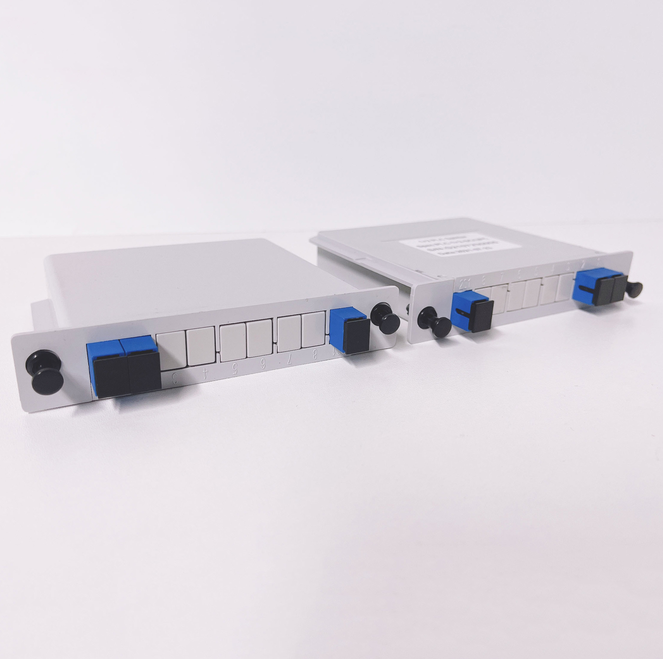 SC/UPC Passive Fiber Splitters 1x2 1:2 Insertion Type LGX PLC Splitter