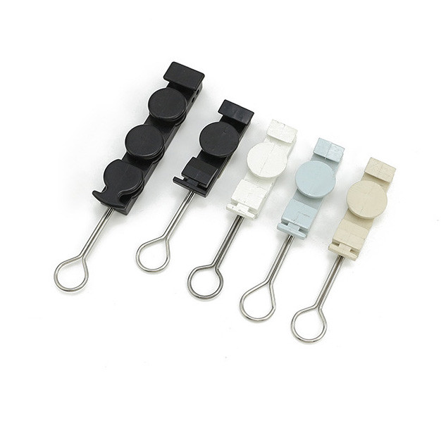 FTTH Accessories Cable S Clamp Fixed Drop Wire Open Clamp For Outdoor ...