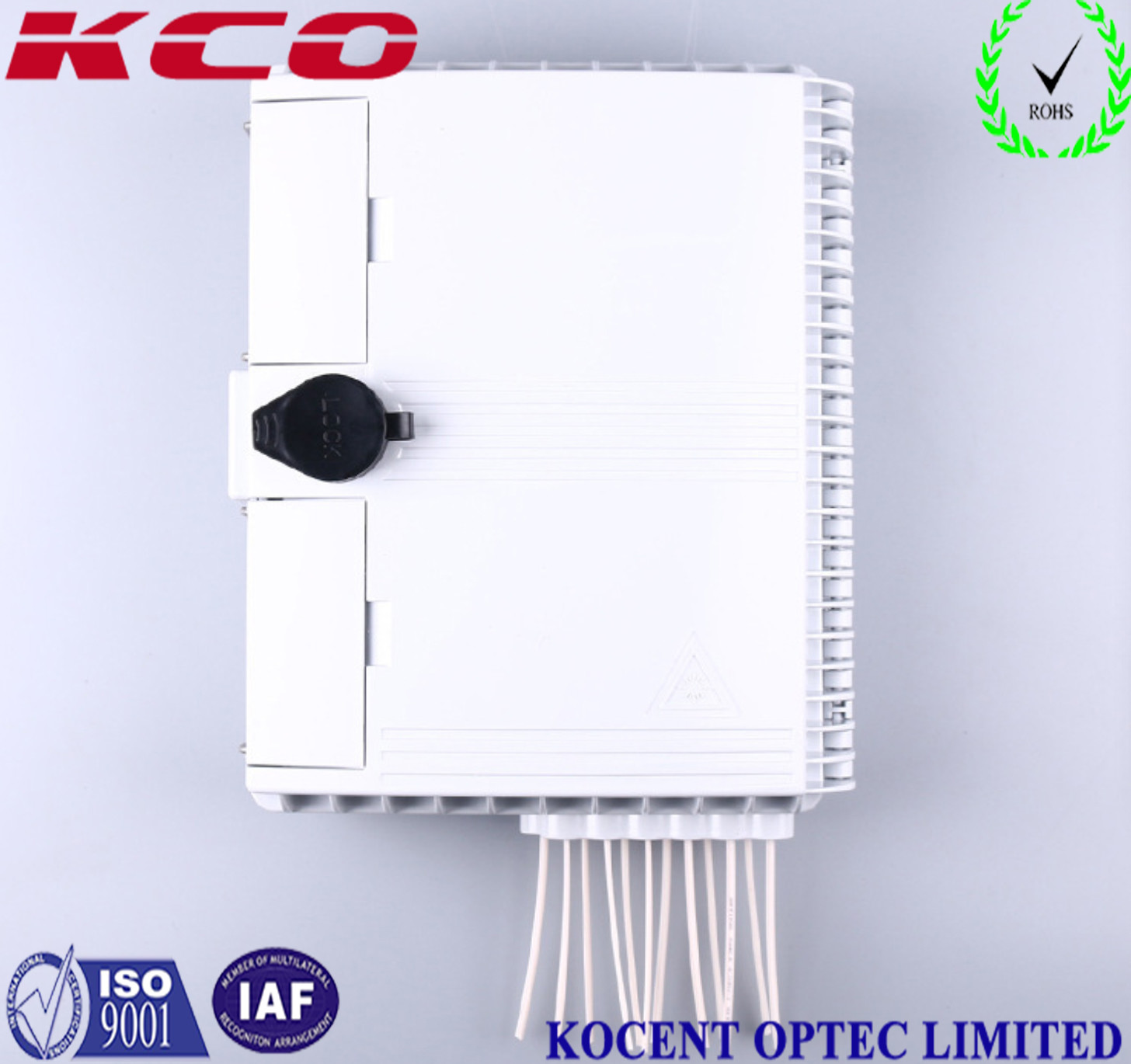 Outdoor 12 Ports FTTH GPON FTTB Optical Fiber Distribution Box KCO-FDB-12D