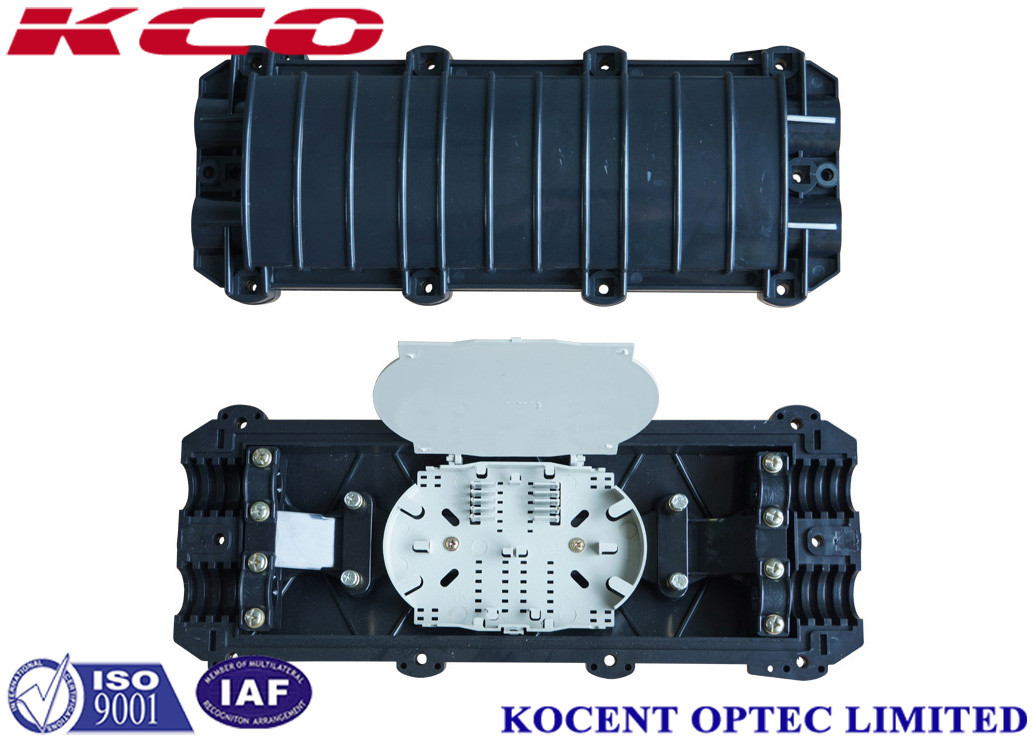 Buried 48 Cores 4 Ports Fibre Optic Splice Enclosure Box PC Material ...