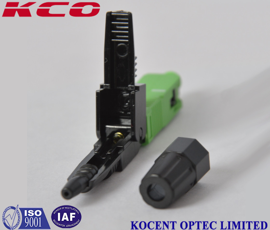 0.9mm Bare Fiber Optic Fast Connector Quick Assembly for FTTH GPON EPON