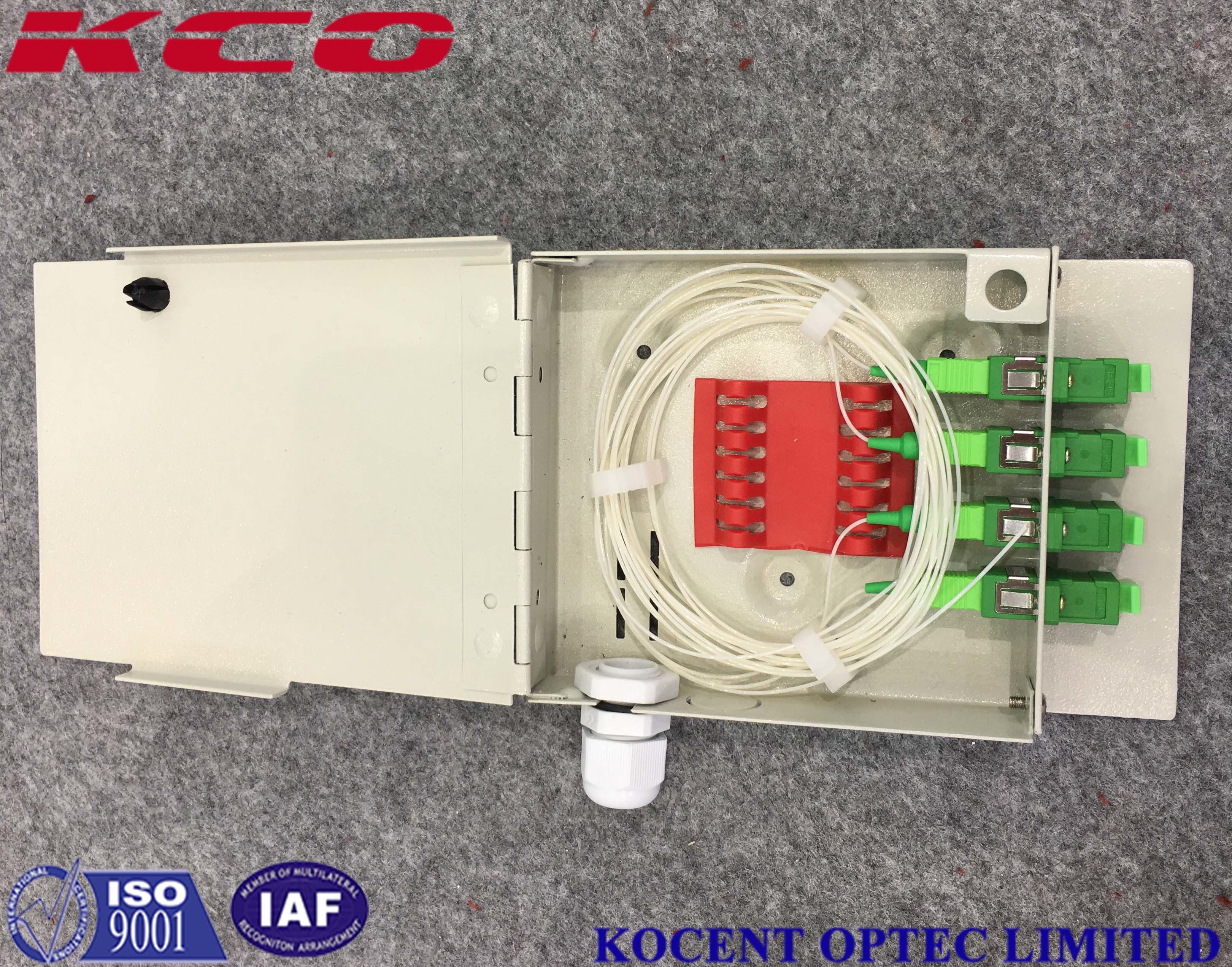 Indoor Fiber Optic Terminal OTB Wall Mountable Face Plate 4 SC/UPC ...