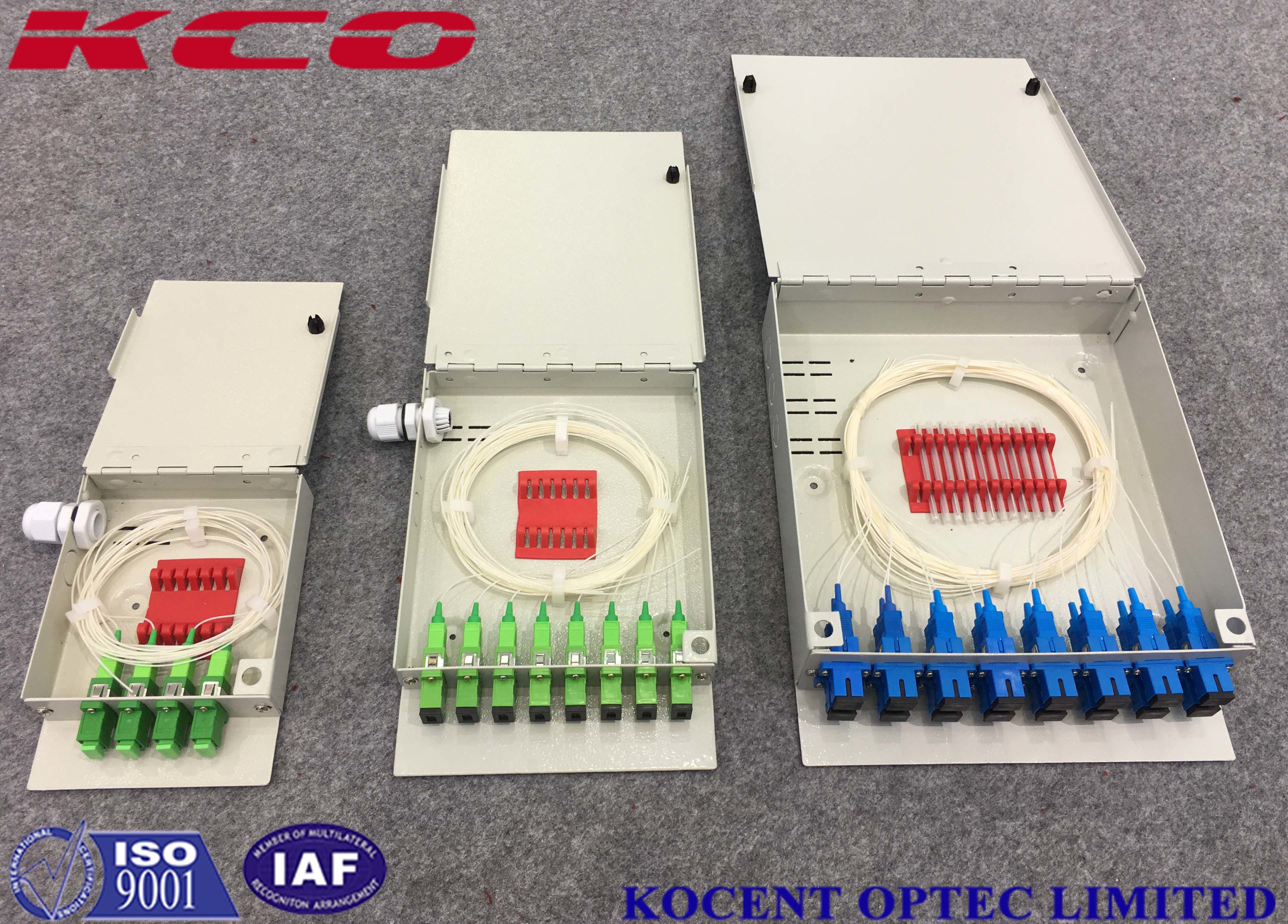 Indoor Fiber Optic Terminal OTB Wall Mountable Face Plate 4 SC/UPC ...