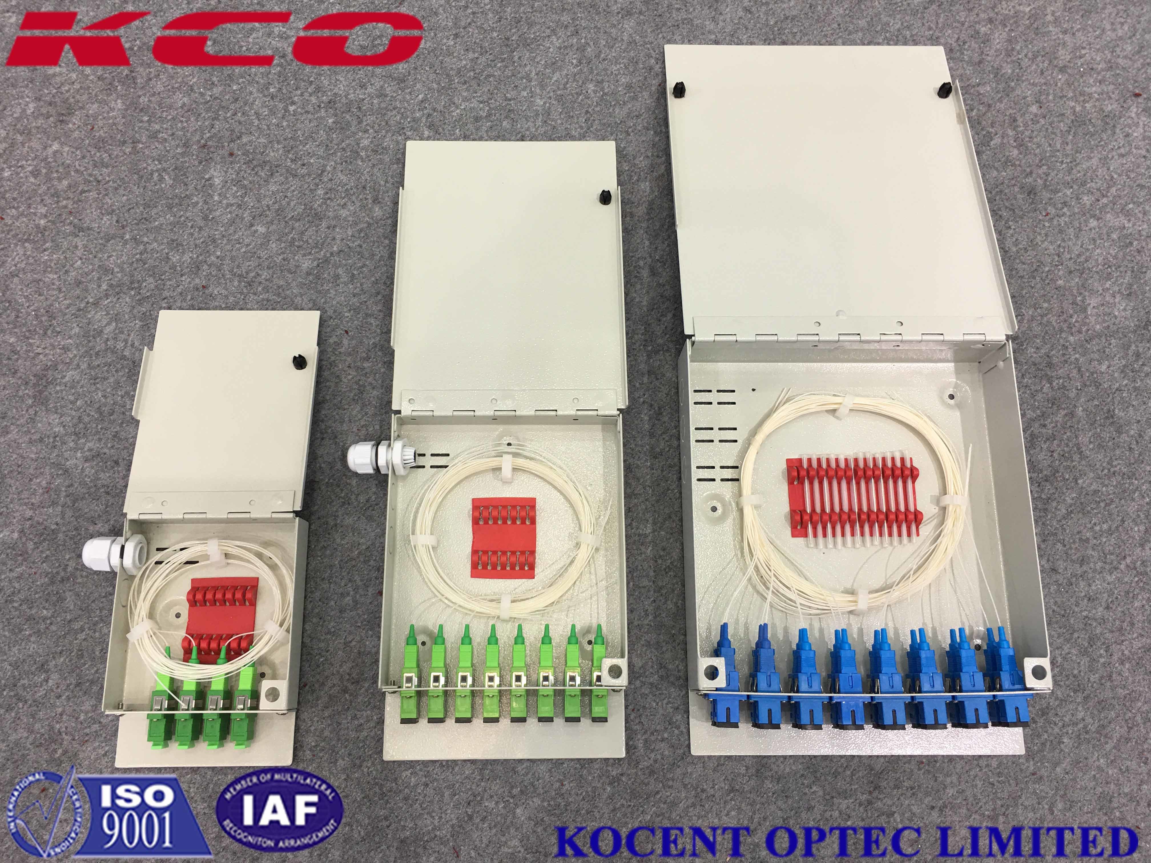 Wall Mount FTB OTB 8 Ports Fiber Optic Terminal Box FTTH GPON EPON KCO ...