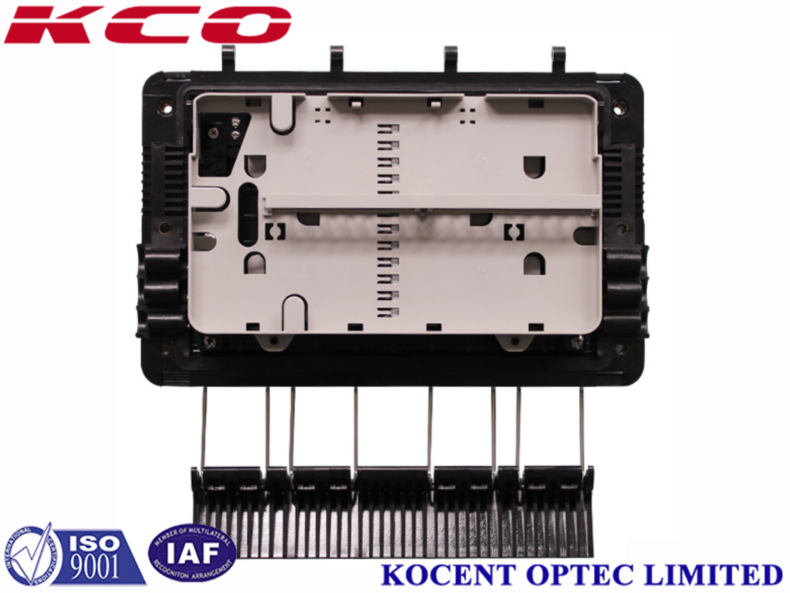 FTTH Drop Cable Fiber Optic Splice Closure For 1x8 Splitter KCO-GJS08 3 ...