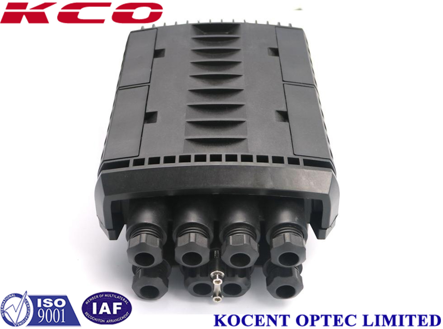 Wall Pole Mountable 288 Cores Fiber Optic Splice Closure Enclosure Box ...