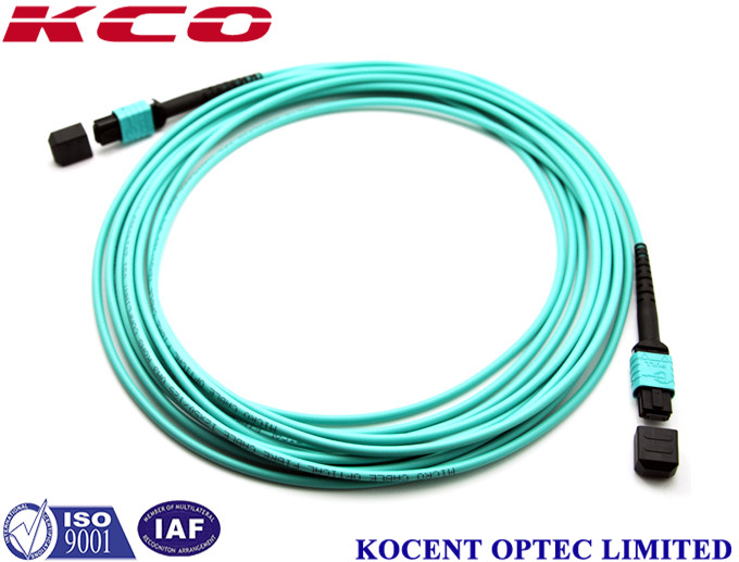 MPO MPO 40G 1m 2m 3m OM3 Fiber Optic Patch Cord For QSFP+-40G-SR4 Cisco ...