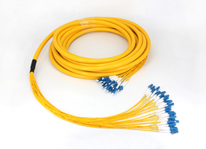 8 Core Fiber Optic Cable Duplex or Simplex 1m to 10m Length 0.3dB ...