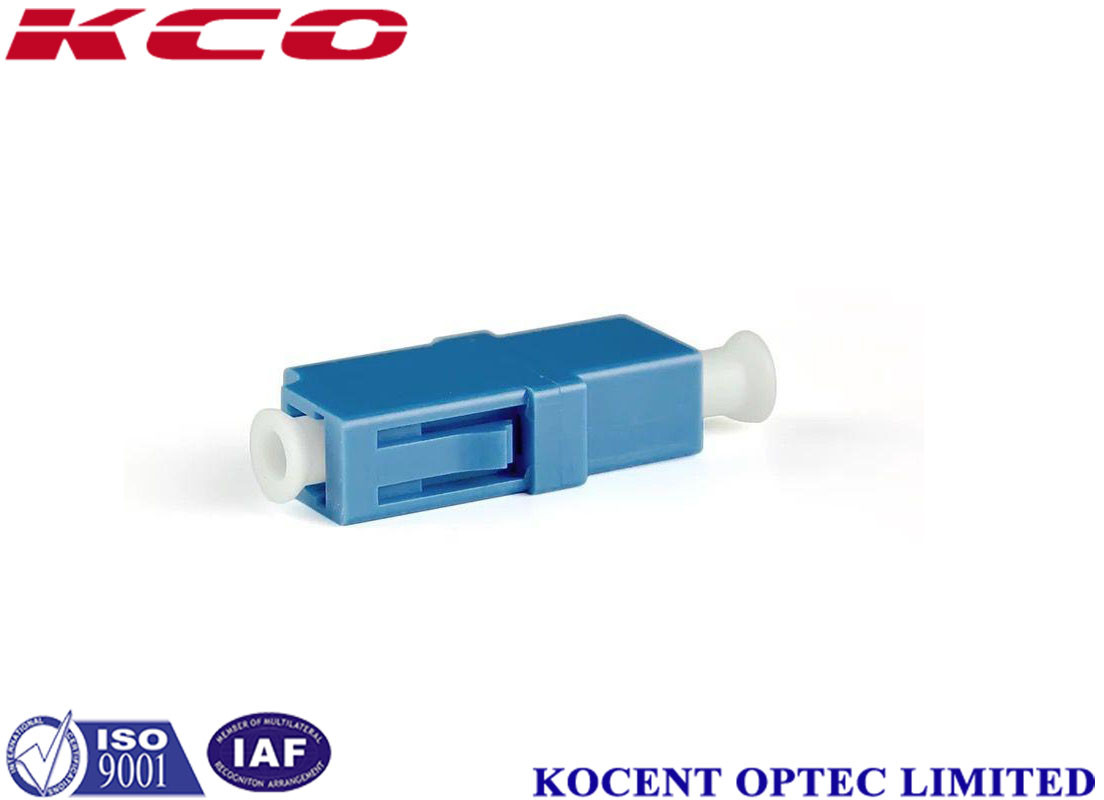 LC / UPC Simplex Fiber Optic Adapter Without Dust Cap For Local Area ...