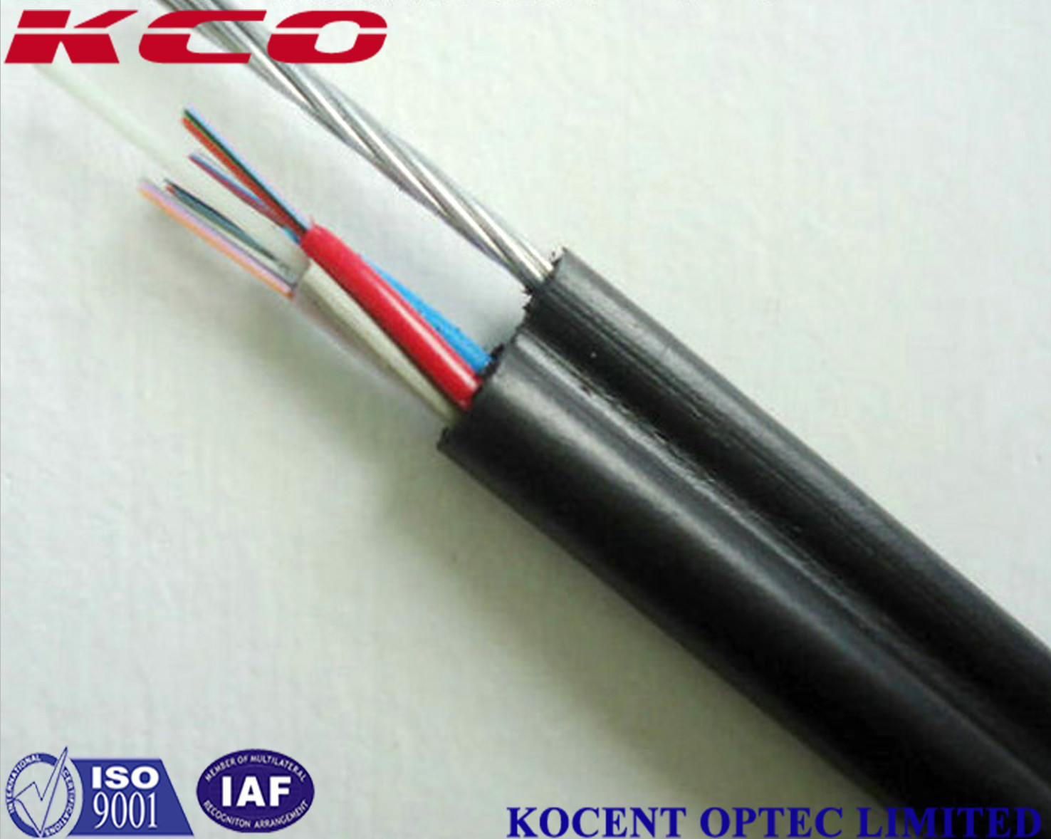 GYXTC8S Armored Self Supporting Outdoor Fiber Optic Cable / Optical ...