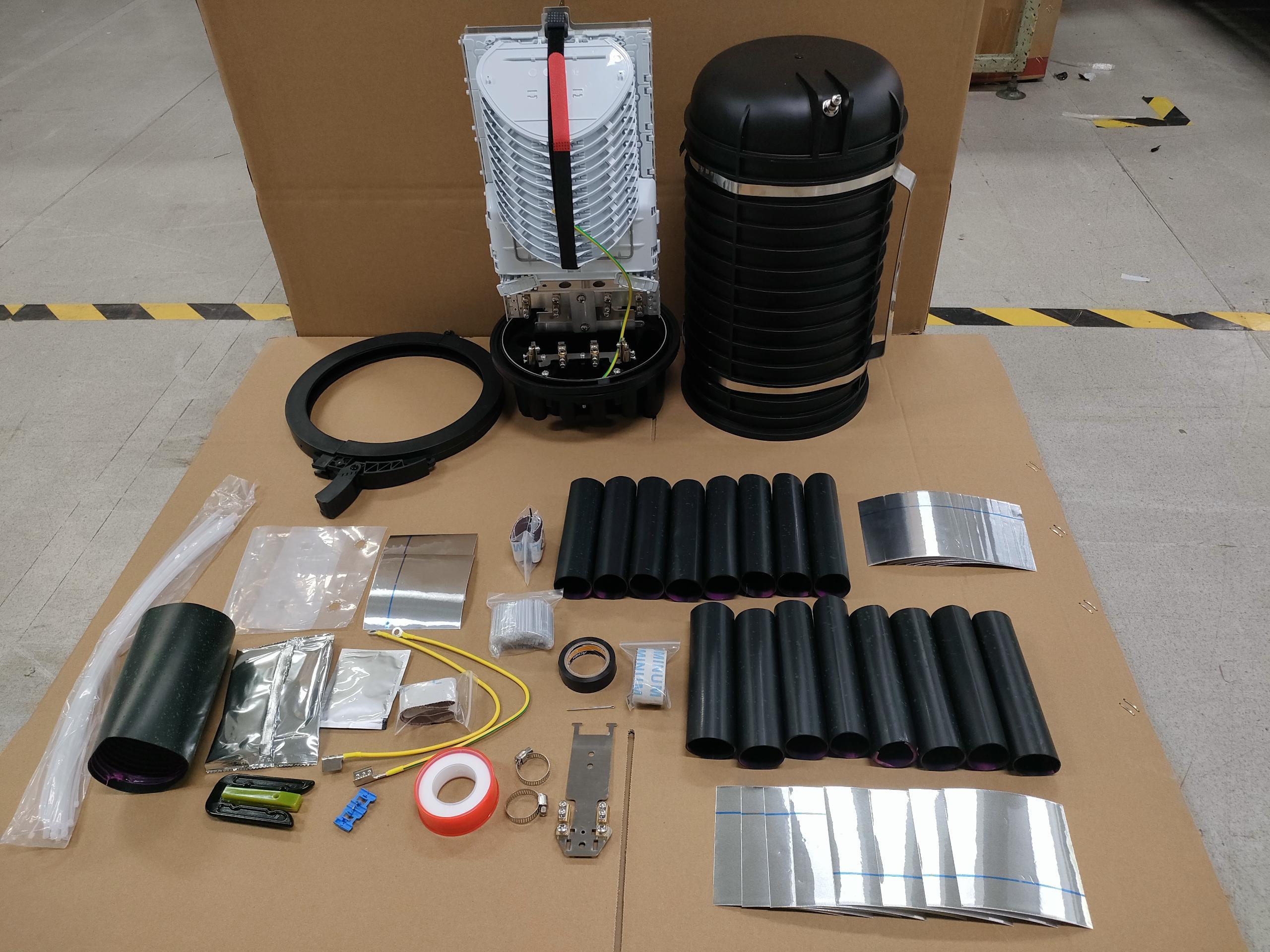 288-Core Dome Fiber Optic Splice Closure with 54 SC Adapters
