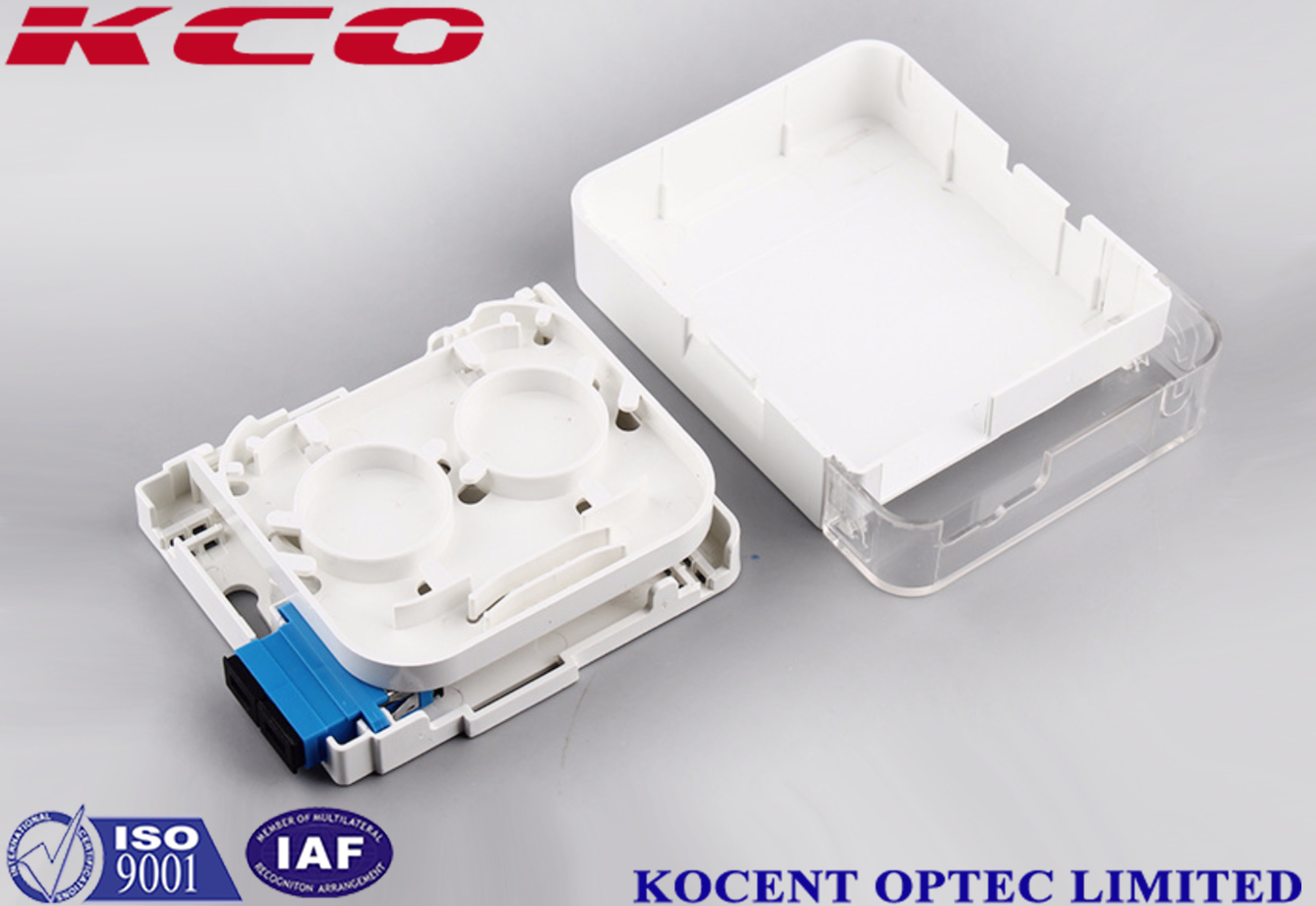 1 Port SC Duplex Fiber Optic Termination Box Wallmount Socket 2 Cores ...