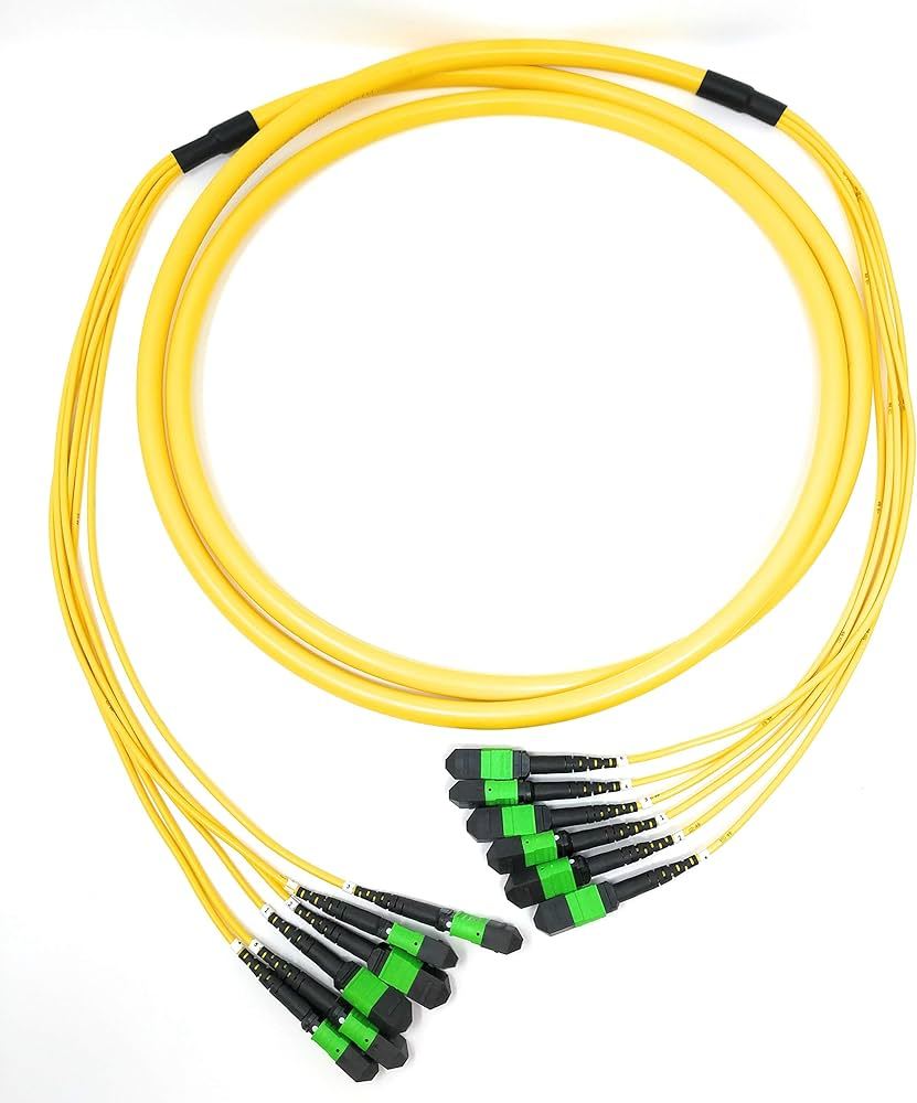 SMF G657A 6*8F MPO/APC 6*12F MTP/APC 6*24F High-density Optical Trunk ...